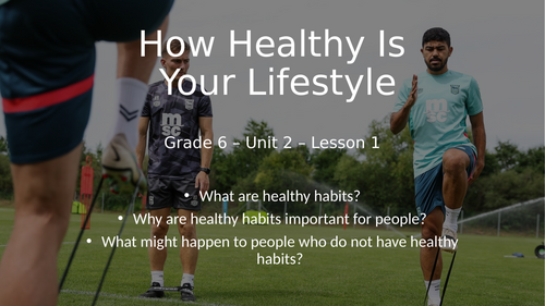 UAE Social Studies - Grade 6, How Healthy Is Your Lifestyle | Teaching ...