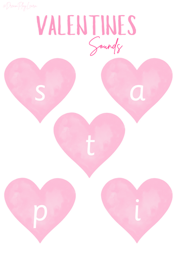 Valentine's Day Phonics Sound Hearts | Teaching Resources