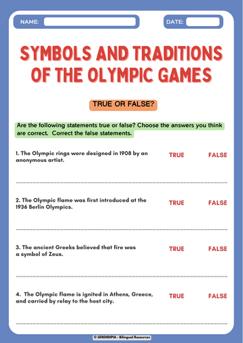 Olympic Games NO PREP READING COMPREHENSION | Olympic Games Symbols ...