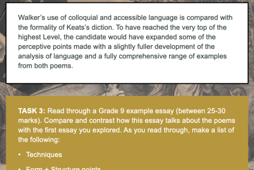 Edexcel IGCSE Poetry: Student Answers, Mark Scheme + Grade Boundaries ...