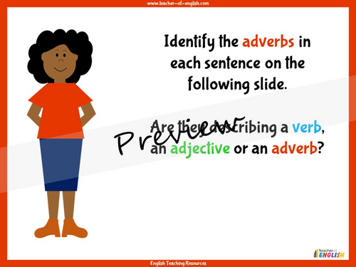 Adverbs - Year 5 and 6 | Teaching Resources