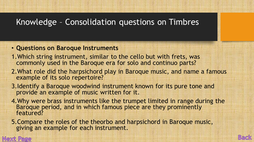 Baroque Music | Teaching Resources