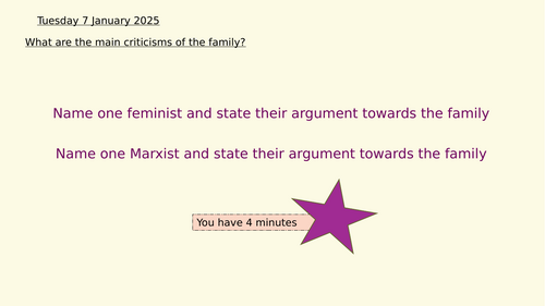 AQA GCSE SOCIOLOGY - FAMILY UNIT | Teaching Resources