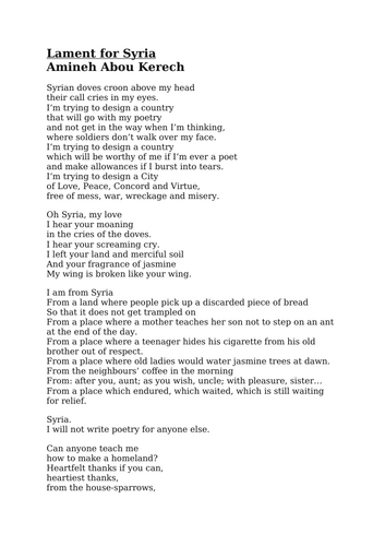 KS3: Poetry (marginalised voices), full SOW | Teaching Resources