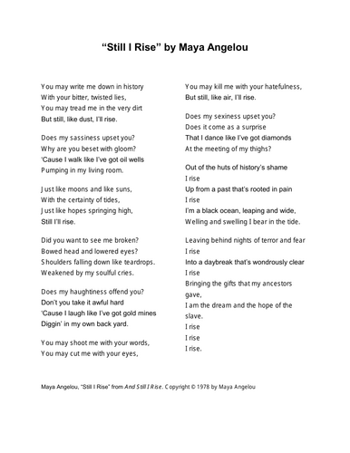 KS3: Poetry (marginalised voices), full SOW | Teaching Resources