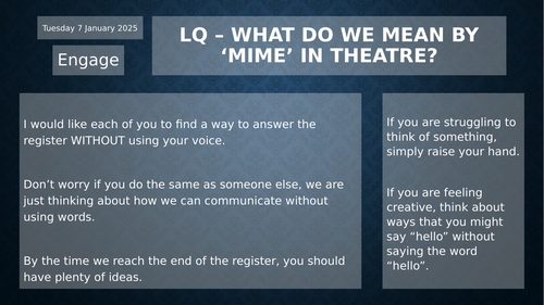 Murder Mystery & Melodrama | Teaching Resources