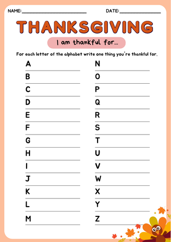 Thanksgiving Printable Activities for Kids & ESL | Thanksgiving ...