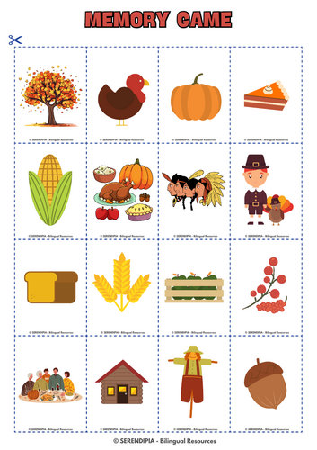 Thanksgiving Printable Activities for Kids & ESL | Thanksgiving ...