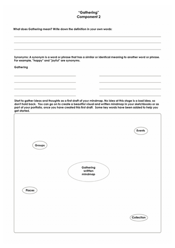 GCSE Component 2 - ESA Gathering 2025 | Teaching Resources