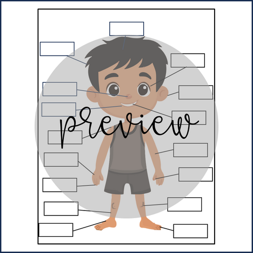 French Body Parts Worksheet | Label the Body Parts | KS2 KS3 MFL ...