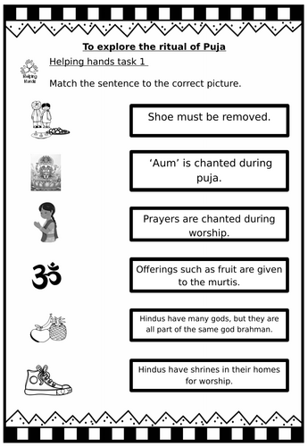 KS1 To explore the ritual of puja | Teaching Resources