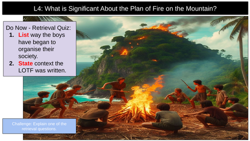 Lord of the Flies SoW | Teaching Resources