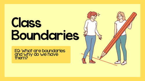 Class Boundaries/Expectation Setting (Great for Supply Teachers ...