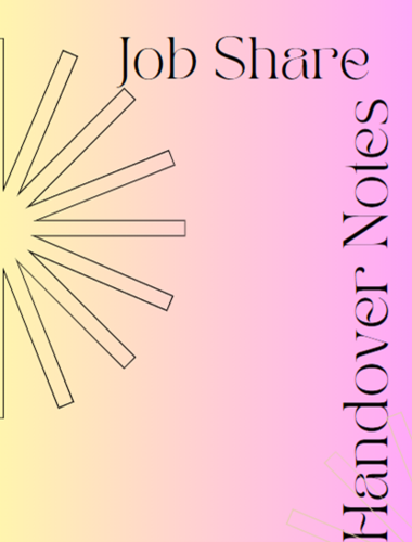 Job Share Handover Notes | Teaching Resources