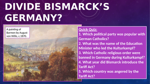 German Nationalism: Bismarck and Socialism | Teaching Resources