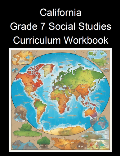 California 7th Grade Social Studies Curriculum Worksheet Packet ...