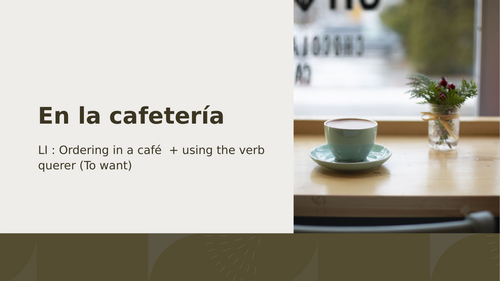 En la cafeteria Spanish | Teaching Resources