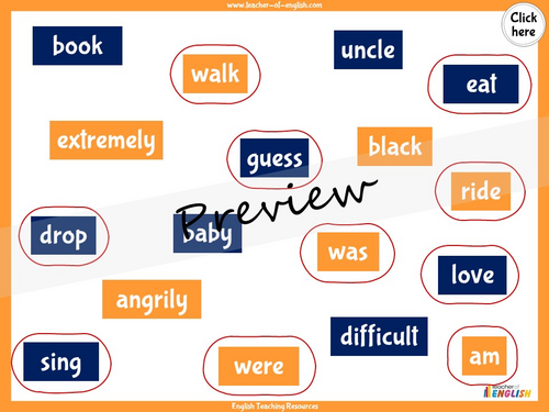 Verbs - Year 5 and 6 | Teaching Resources