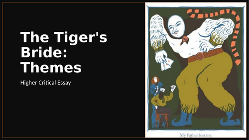 The Tiger's Bride by Angela Carter Unit | Teaching Resources