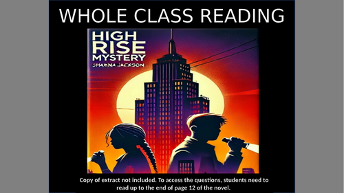 High Rise Mystery - Upper KS2 Reading Comprehension Lesson! | Teaching ...