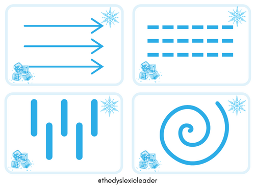 Winter Pre-writing Cards | Teaching Resources