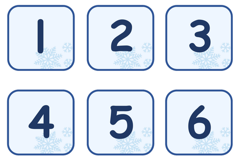 Winter Number Matching | Teaching Resources