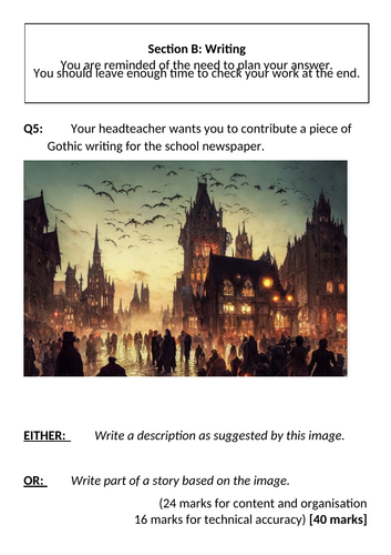 Gothic for Year 9 or 10 Unit: Introducing Key Skills for Creative ...