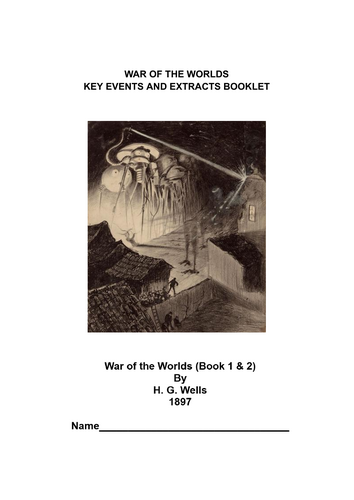 War of the Worlds booklet | Teaching Resources