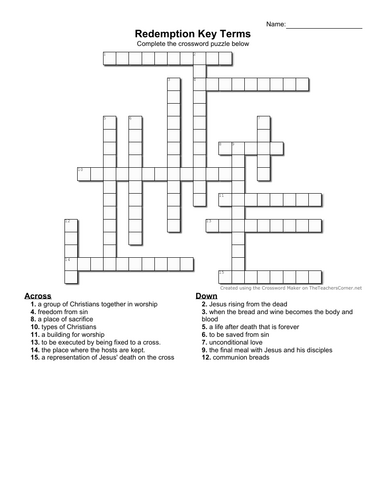 4.8 Redemption in the Bible II. Redemption AQA B Catholic Christianity ...