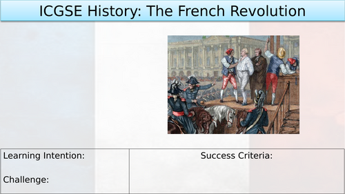 GCSE History - The French Revolution - Introduction lesson | Teaching ...