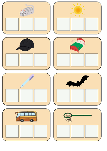 CVC word writing | Teaching Resources