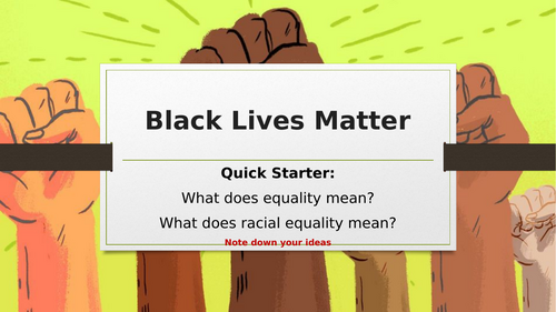 Black Lives Matter - Black History Month | Teaching Resources
