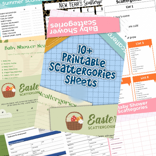 Printable Scattergories Sheets – Fun and Engaging Game Templates ...