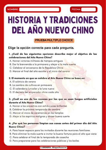 Año Nuevo Chino: Historia & Tradiciones | LECTURA & ESCRITURA | Spanish ...