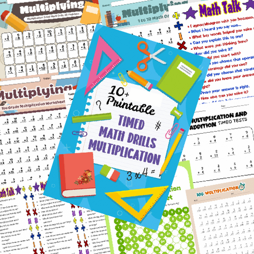 Printable Timed Math Drills – Multiplication Practice for Speed and ...