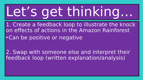 AQA A Level Geography Carbon and Water - Amazon rainforest case study ...