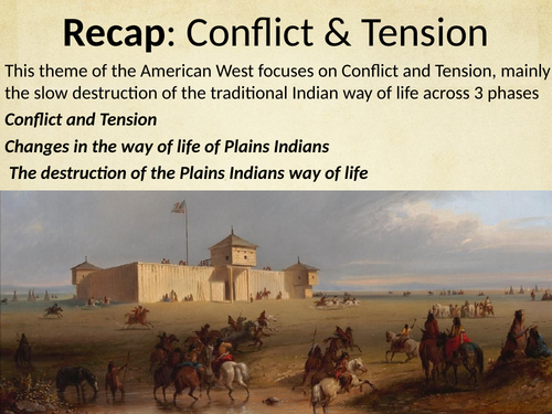 GCSE History - Recap & Review, American West Conflict & Tension ...