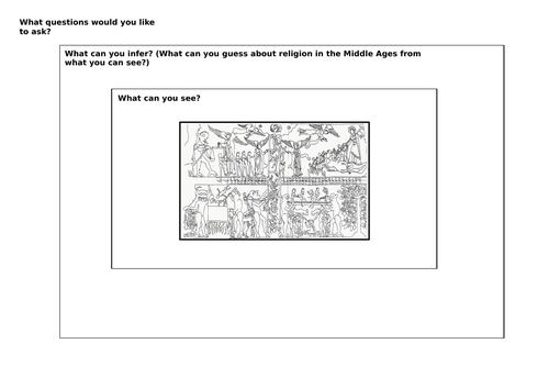 How did the church control people in the middle ages? | Teaching Resources