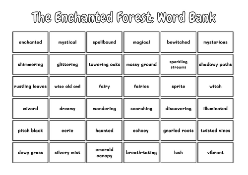 Imaginative Writing: The Enchanted Forest | Teaching Resources