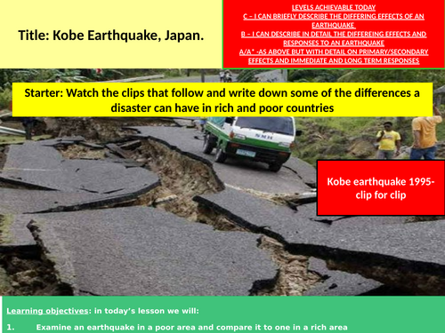 iGCSE Geography - Hazards - 7 - earthquake in a HIC/MEDC = Kobe ...