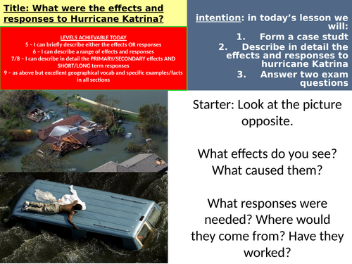 iGCSE Geography - Hazards - 11 - Hurricane Katrina | Teaching Resources iGCSE Geography - Hazards - 11 - Hurricane Katrina | Teaching Resources