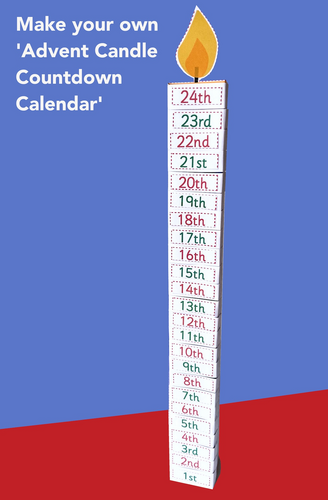Christmas Countdown - Advent Calendar Candle | Teaching Resources