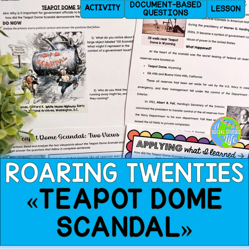 Teapot Dome Scandal | Teaching Resources