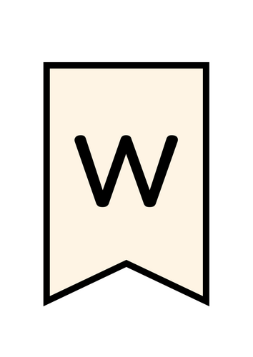 Wow wall bunting | Teaching Resources