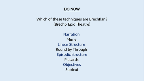 GCSE Intro to Drama booklet and PPTS | Teaching Resources