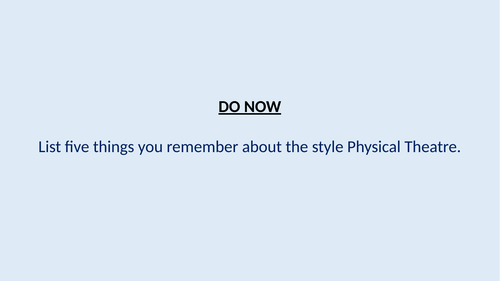 GCSE Intro to Drama booklet and PPTS | Teaching Resources