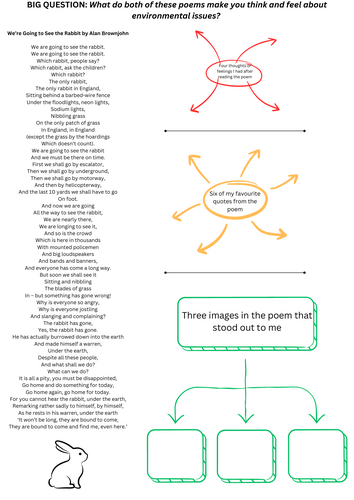 Poetry Comparison: Environmental Poetry | Teaching Resources