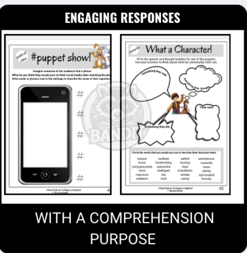 THE PUPPETS OF SPELHORST Novel Study Unit | Teaching Resources