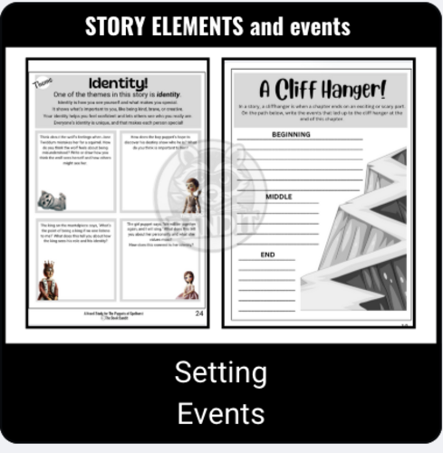 THE PUPPETS OF SPELHORST Novel Study Unit | Teaching Resources