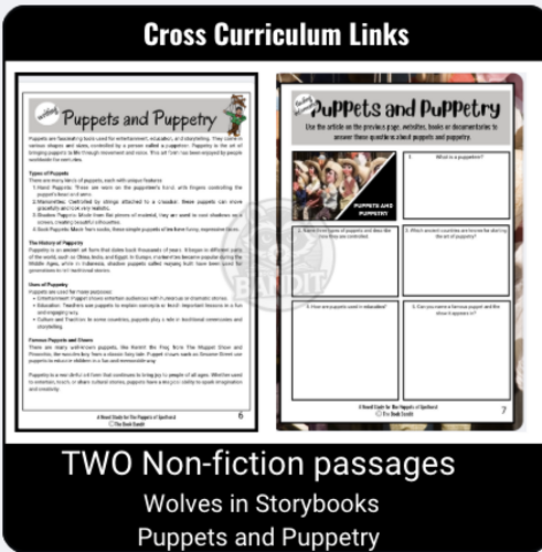 THE PUPPETS OF SPELHORST Novel Study Unit | Teaching Resources